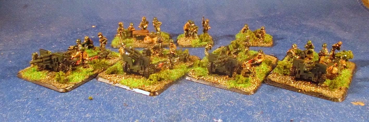 Bob's Miniature Wargaming Blog: 15mm WW2 Artillery