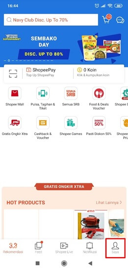 Cara Log Out Akun Shopee - Menit info