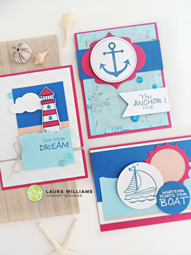 lauralooloo: Nautical Ideas for Summertime Cardmaking