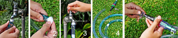 sharing: Langkah Cepat Bersihkan Slang Air Menggunakan Kapas Bola