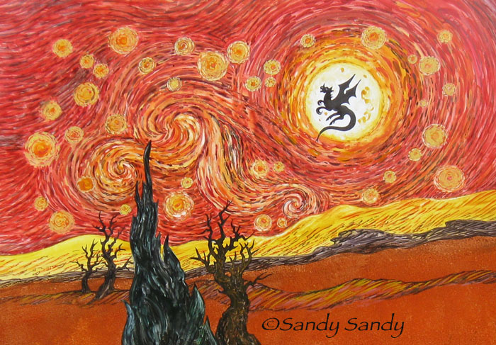 SANDY SANDY ART: Do you Believe in the Supernatural? ~ ~ # 10 of 30 ~ SOLD