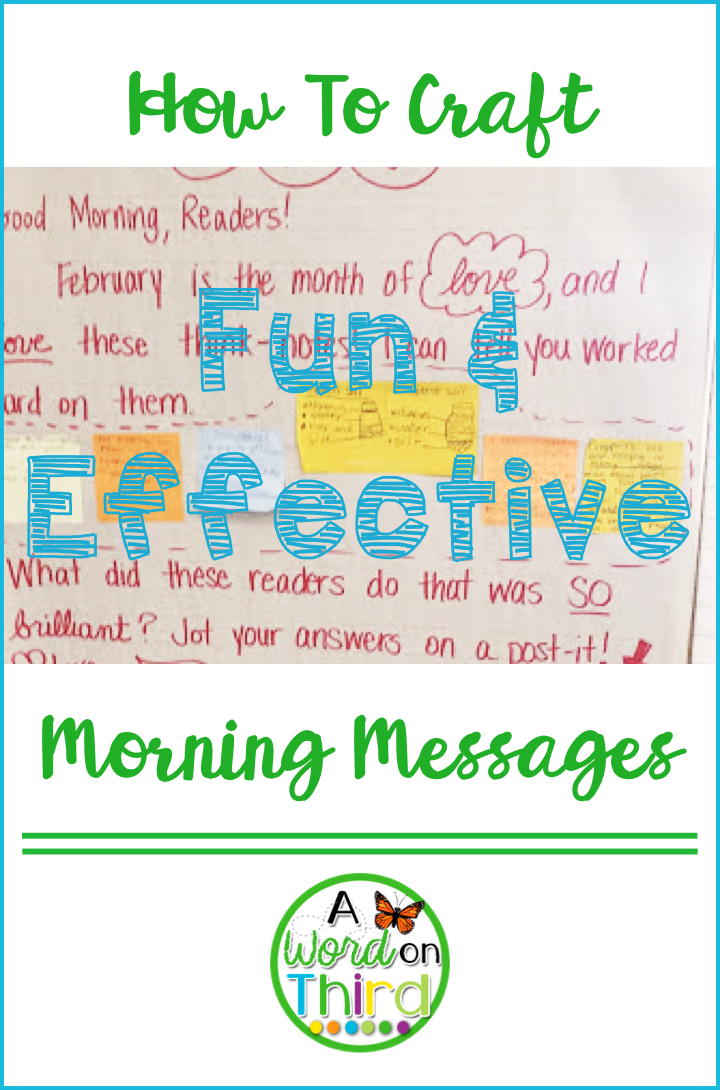 How To Craft Fun & Effective Morning Messages | A Word On Third