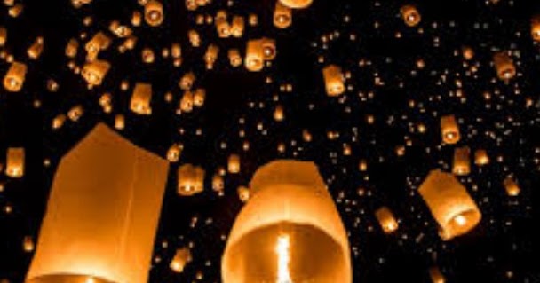 cara membuat lampion dari benang