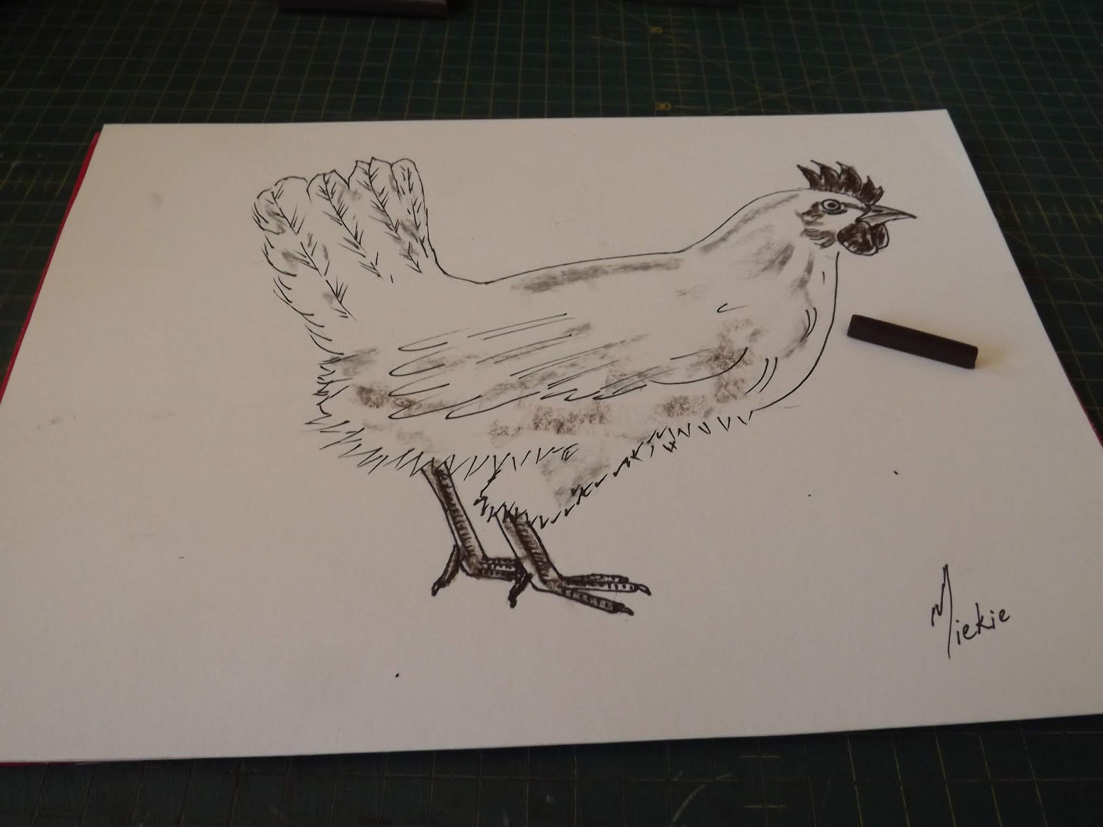 A Pretty Talent Blog: How to draw: A Chicken