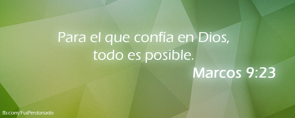 Marcos 9:23 - Fui Perdonado
