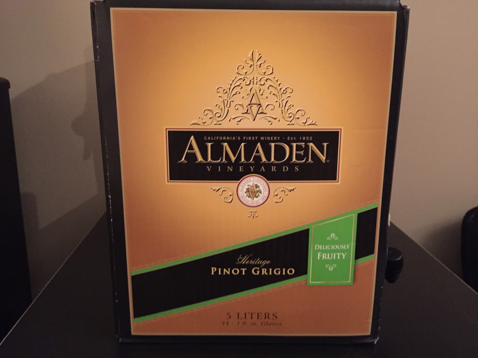 Box Wine Of The Week - Almaden Heritage Pinot Grigio