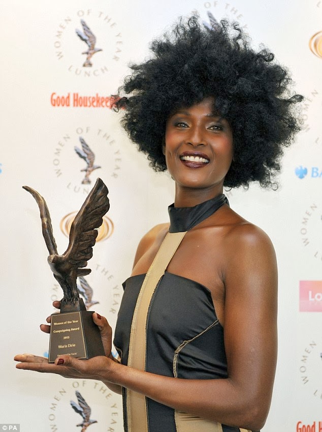 Waris Dirie Wins The Women of the Year Campaigning Award For Her Work ...