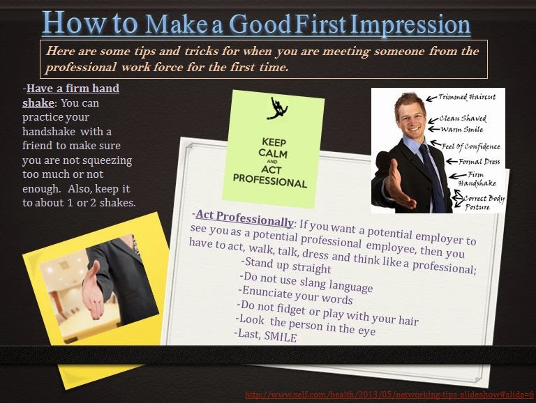 Oakland University Career Services: How to Make a Good First Impression