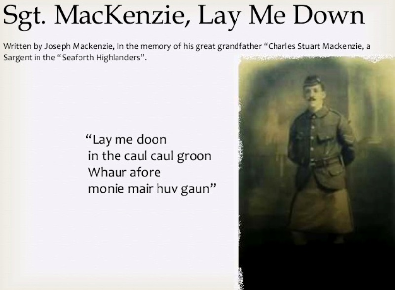 The Bayo-Hunter: Sgt. Charles Stuart MacKenzie