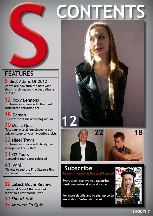 Marie's AS Music Magazine Coursework