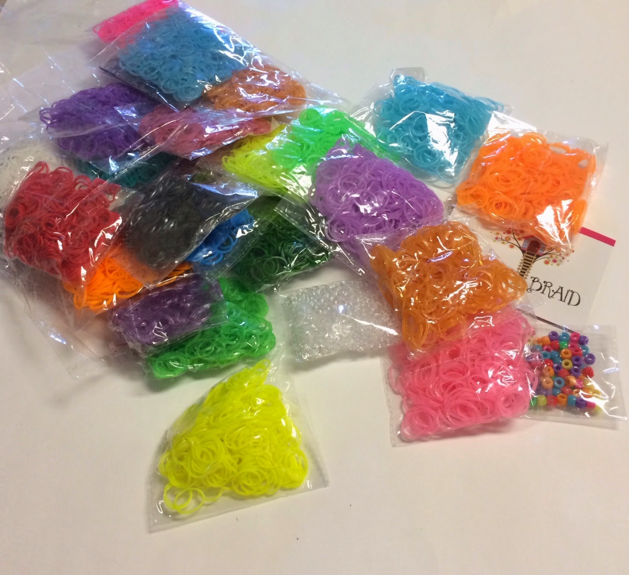 Always Blabbing: 7200 Band Mega loom Refill Set from Rainbow Braid