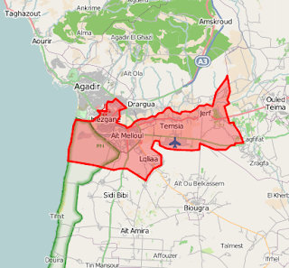 Préfecture d'Inezgane-Aït Melloul - Maroc Maps