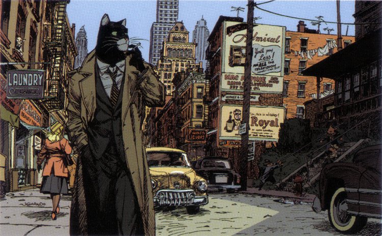 In The Mouth Of Dorkness: Comic Review: Blacksad