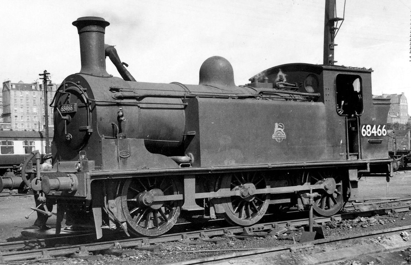 Tour Scotland: Old Photograph LNER Class J83 Steam Train Dundee Scotland