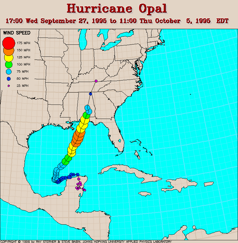 Vital News ~ Compelling Stories: Hurricane Opal Retrospective ~ An ...