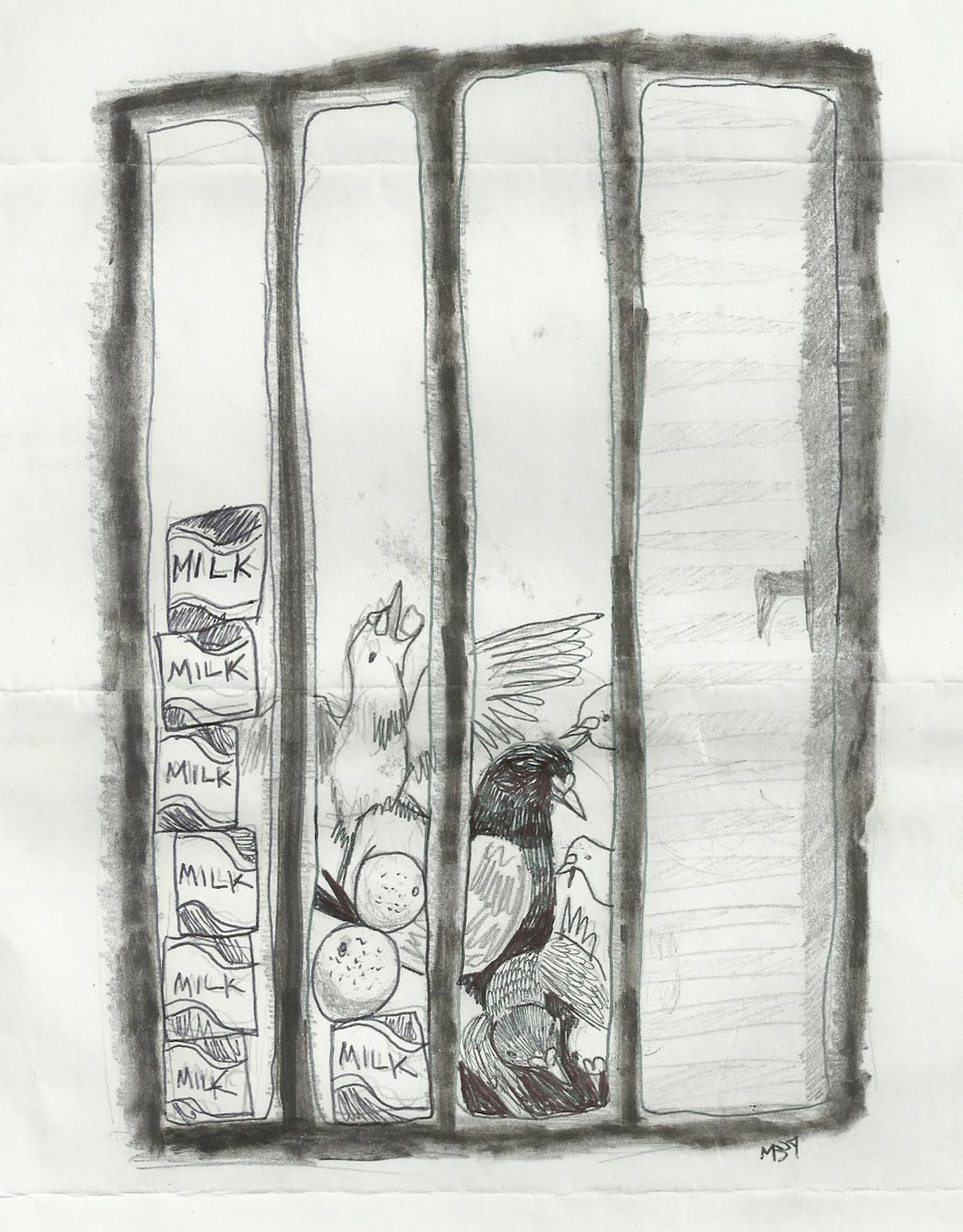 James Heslip: Drawings from Within the Prison Walls