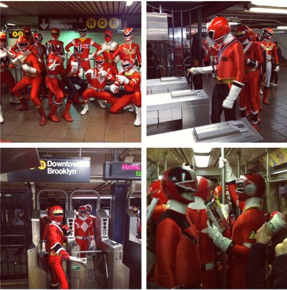 Henshin Grid: Power Rangers in NYC and Good Morning America