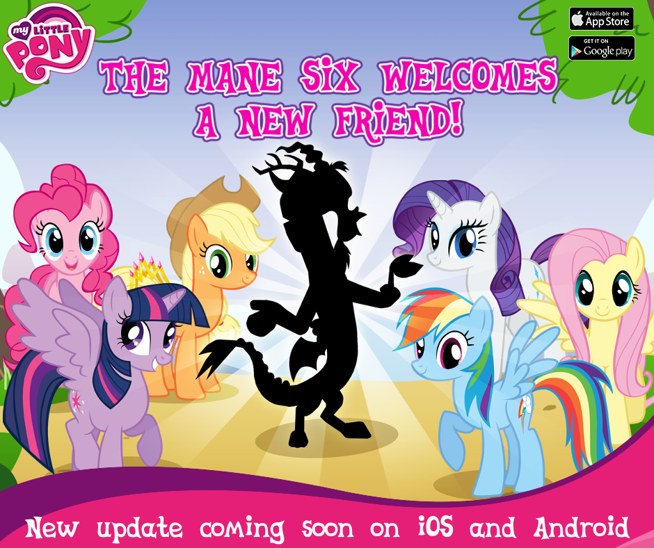 Equestria Daily - MLP Stuff!: Discord is Heading to the MLP Gameloft Game