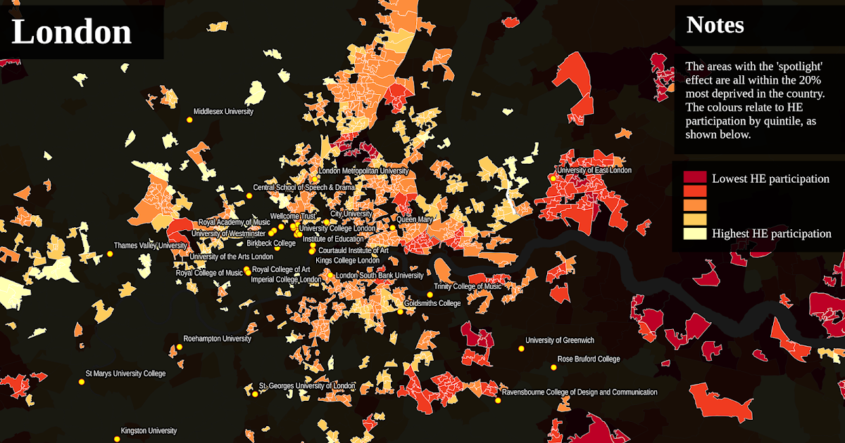 Stats, Maps n Pix: Spotlight on Higher Education participation and ...