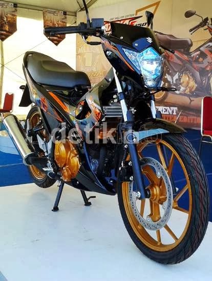 Suzuki Satria Berwarna Emas ~ Informasi Dunia Otomotif