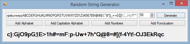 Create A Random String Generator Code4dev