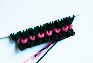 Tina's handicraft : Spring Stitch - Knitting Pattern