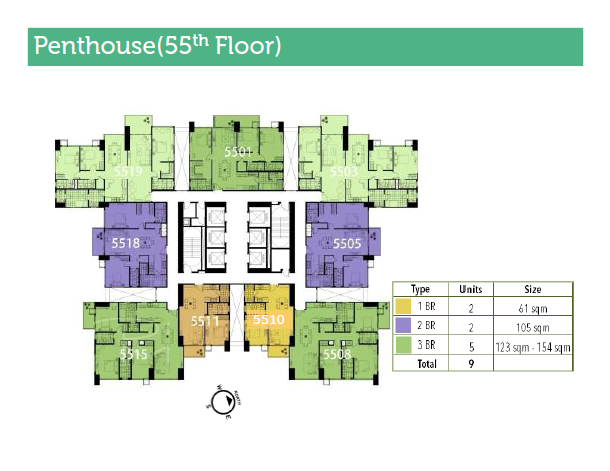 Floor Layouts Tower 2 - Vertis North Condo in Quezon City