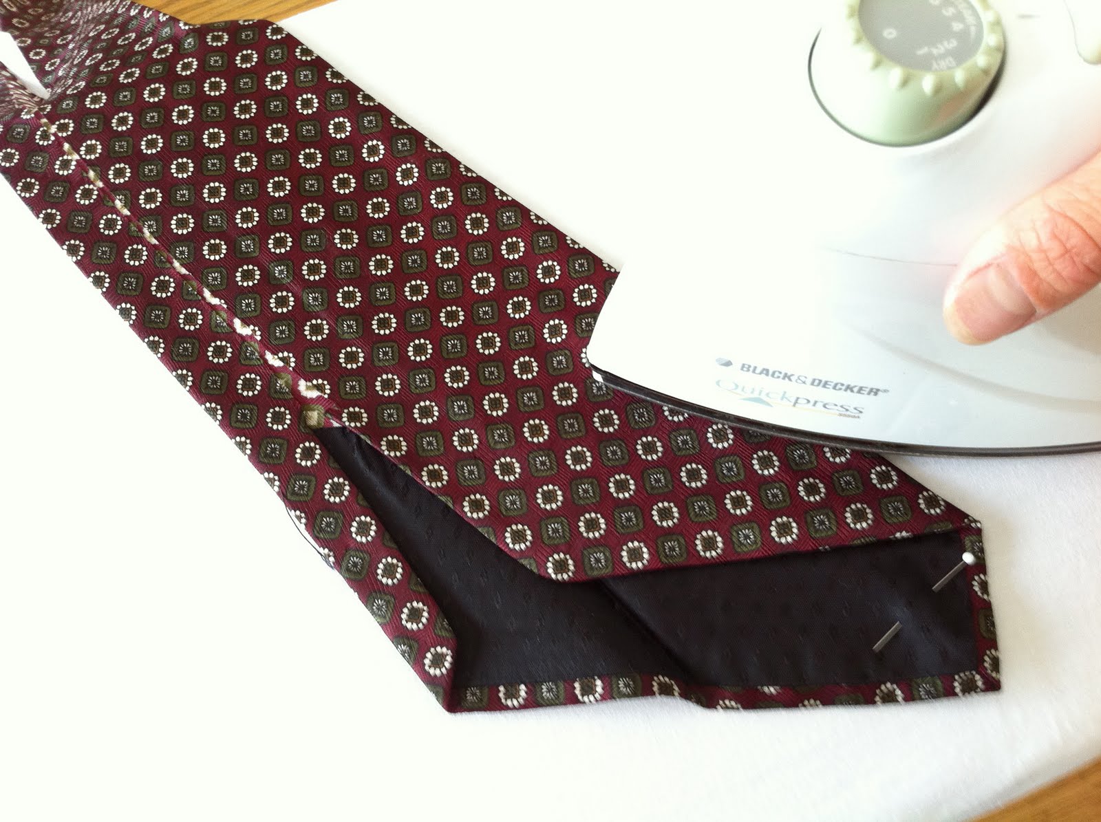 The Blue Basket: Tutorial: making a little boy tie from a grown-up tie