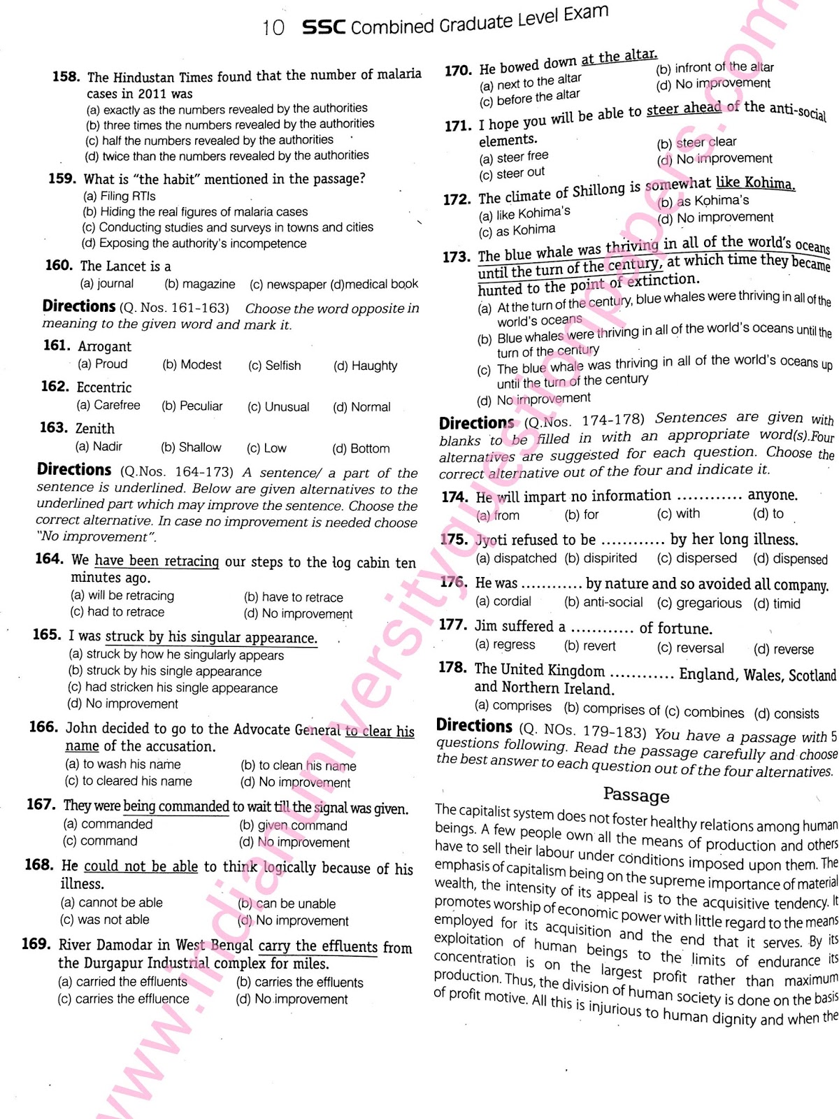 Download SSC CGL Tier 1 2015 Solved Question Paper - University ...