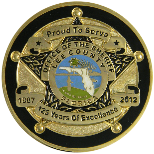 Point Emblems: Lee County Sheriff Florida 125 Years of Service!