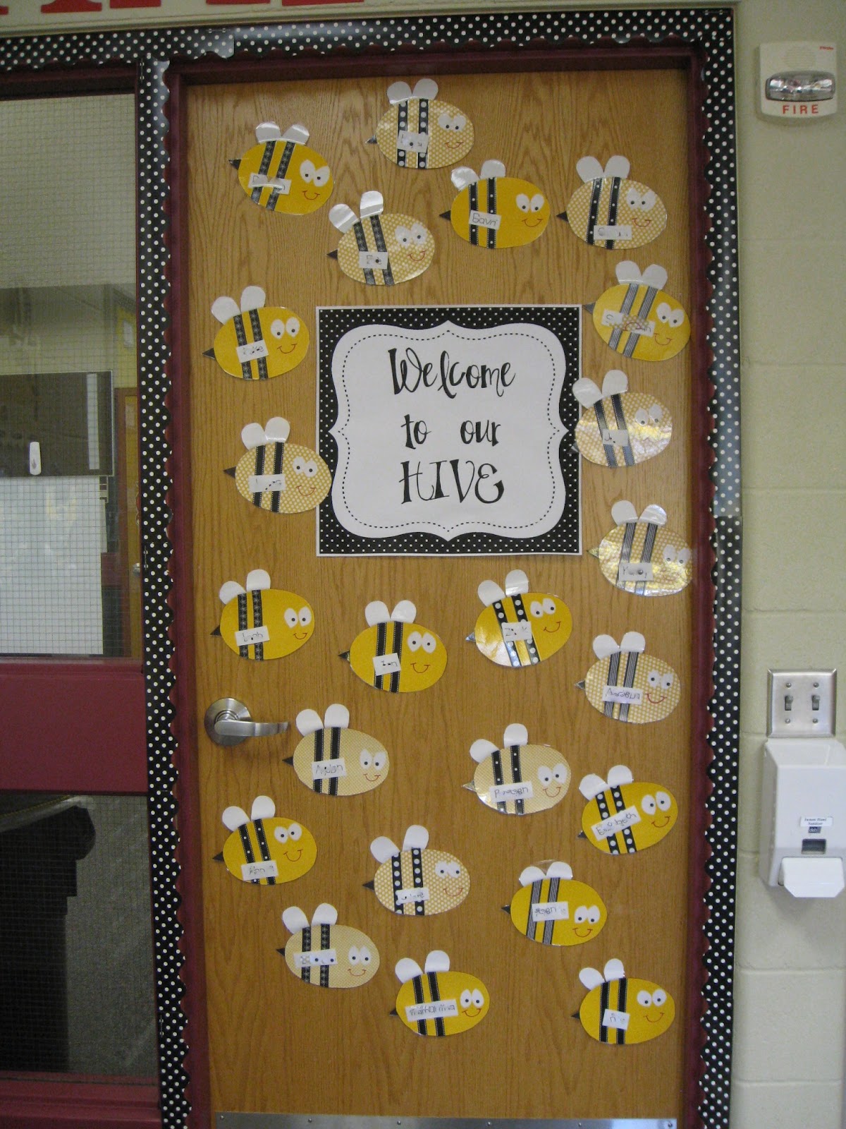 School Day Love: Polka Dots and Bees!