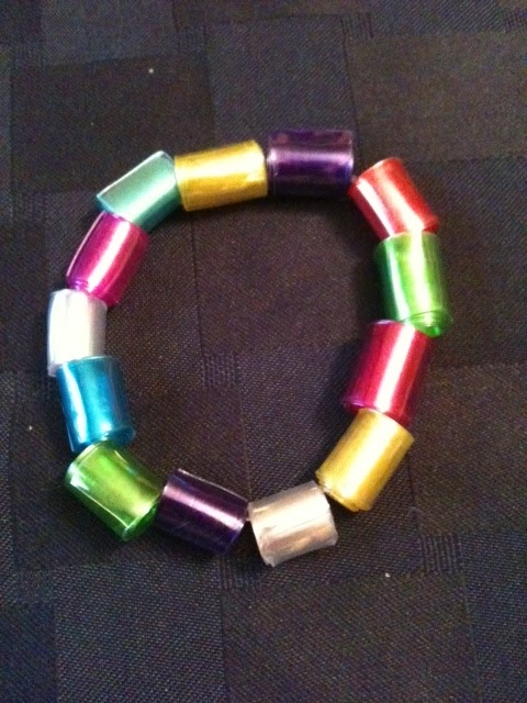 Crafty Soccer Mom: Recycled Plastic Beads