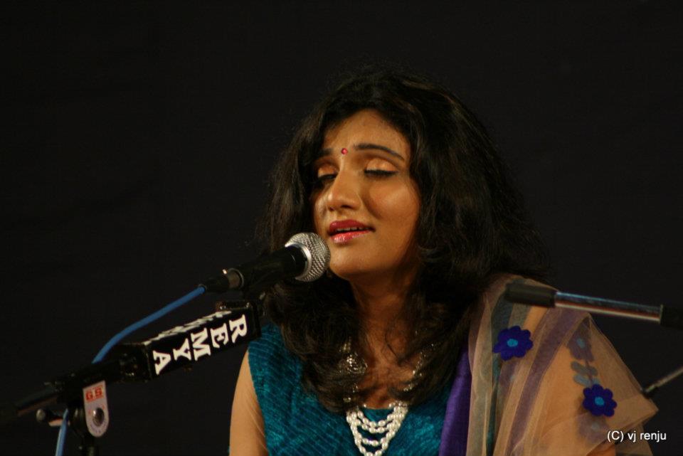 playback singer Manjari cute stills