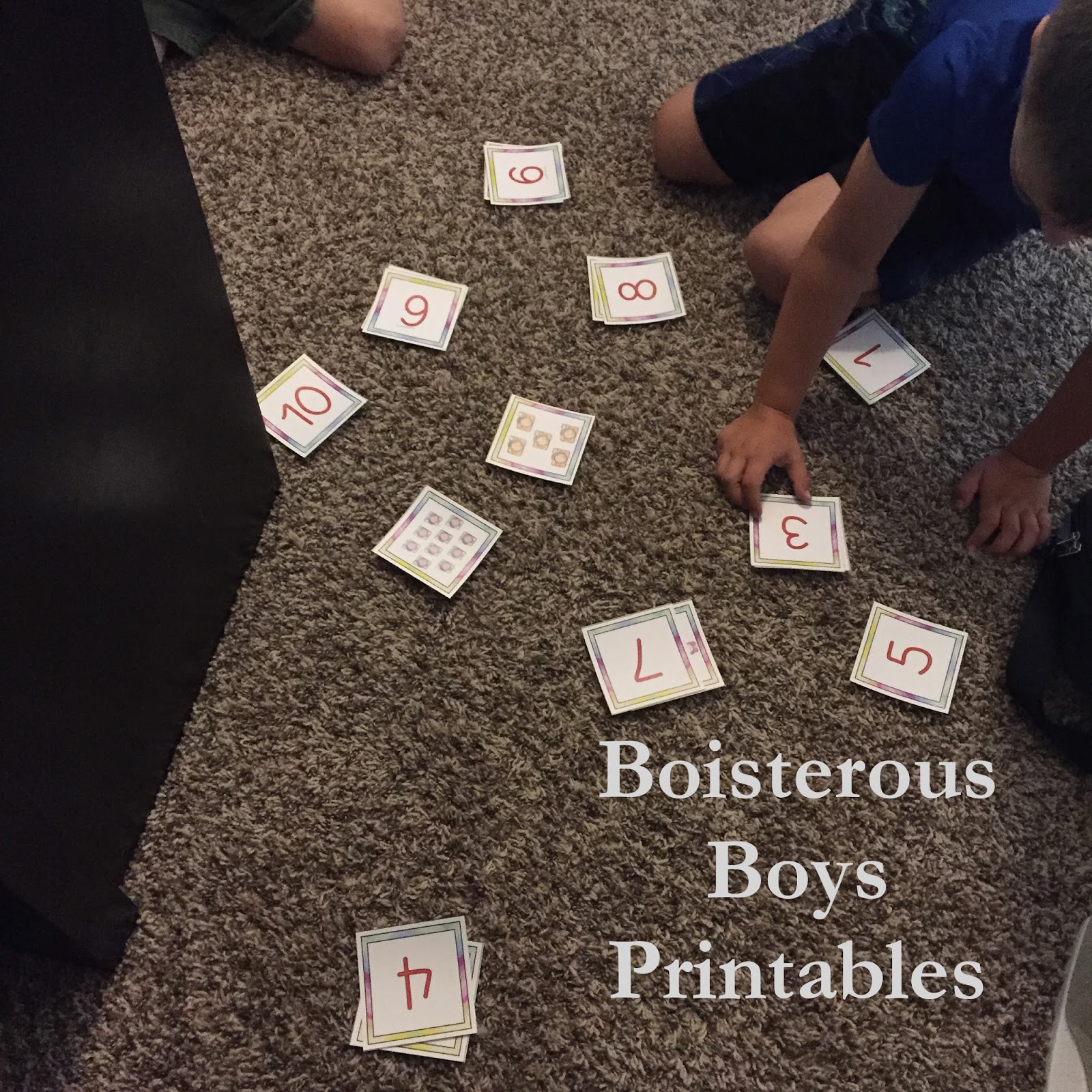 Boisterous Boys Printables: Setting Up a Pack