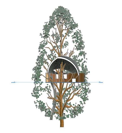 Architectural Media: The Virtual Practise: Archicad 15 Tree house