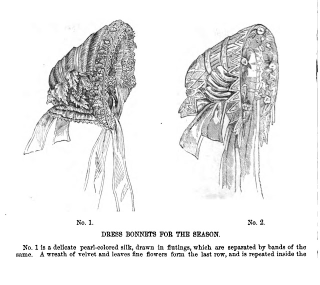 Born in 1808: 1850s bonnets in detail