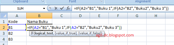 Rumus Formula Pada Microsoft Excel ~ Blog Sederhana