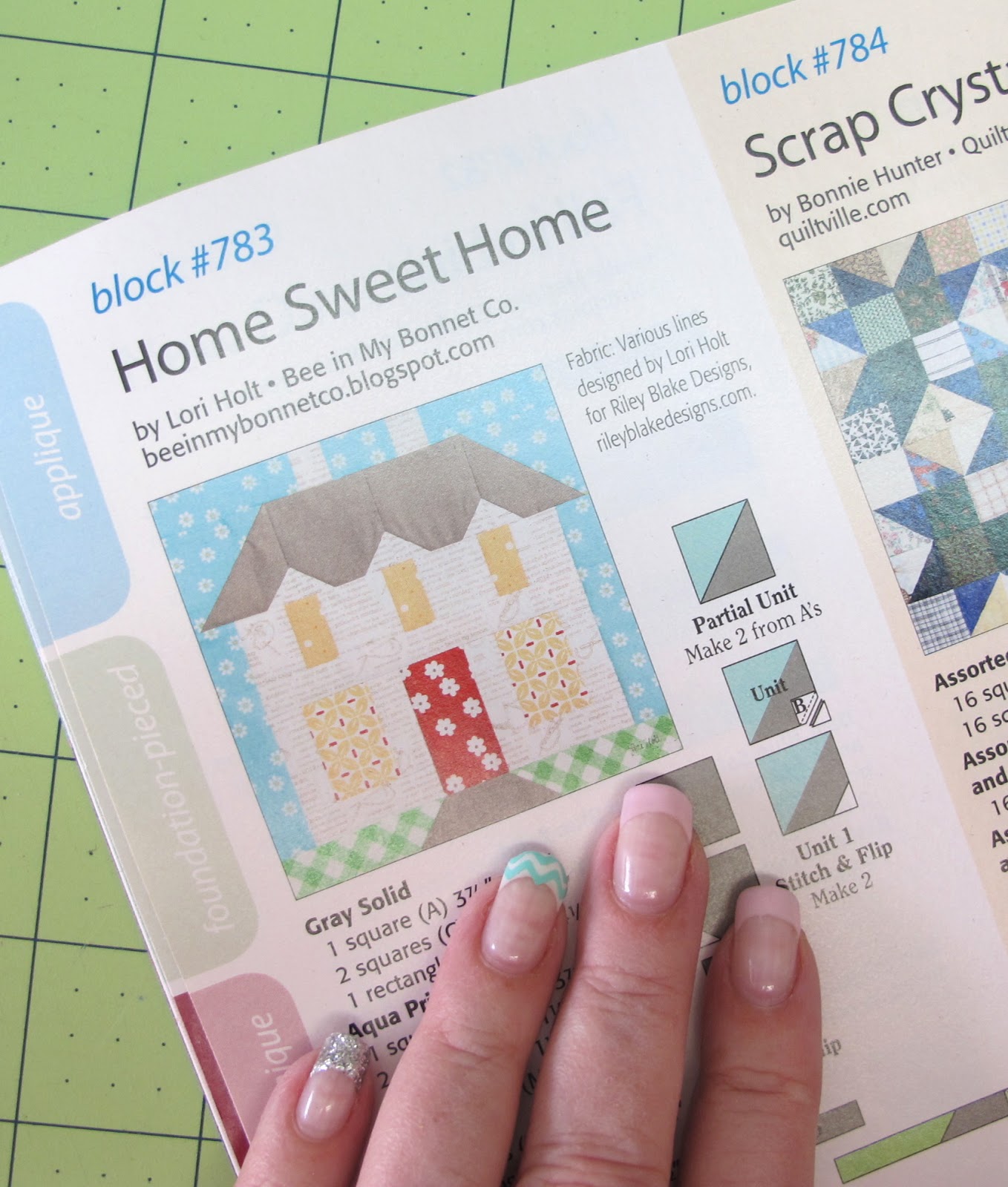 Bee In My Bonnet: My Home Sweet Home Quilt Block Pattern - In ...