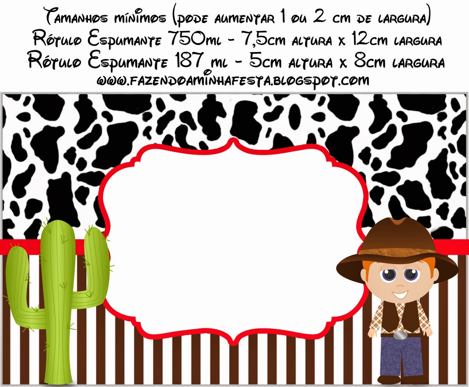 Cowboy or Western Party: Free Printable Candy Bar Labels. - Oh My ...
