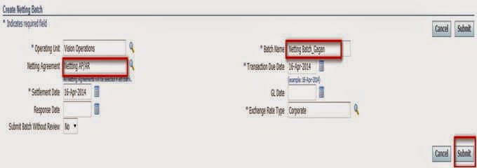 Oracle Applications: Oracle AR/AP NETTING