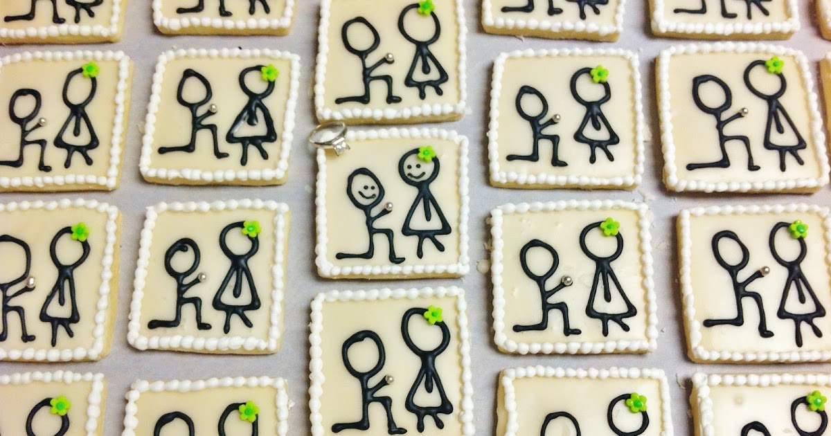 Lola Pearl Bake Shoppe: Spotlight On: Proposal Cookies for an ...