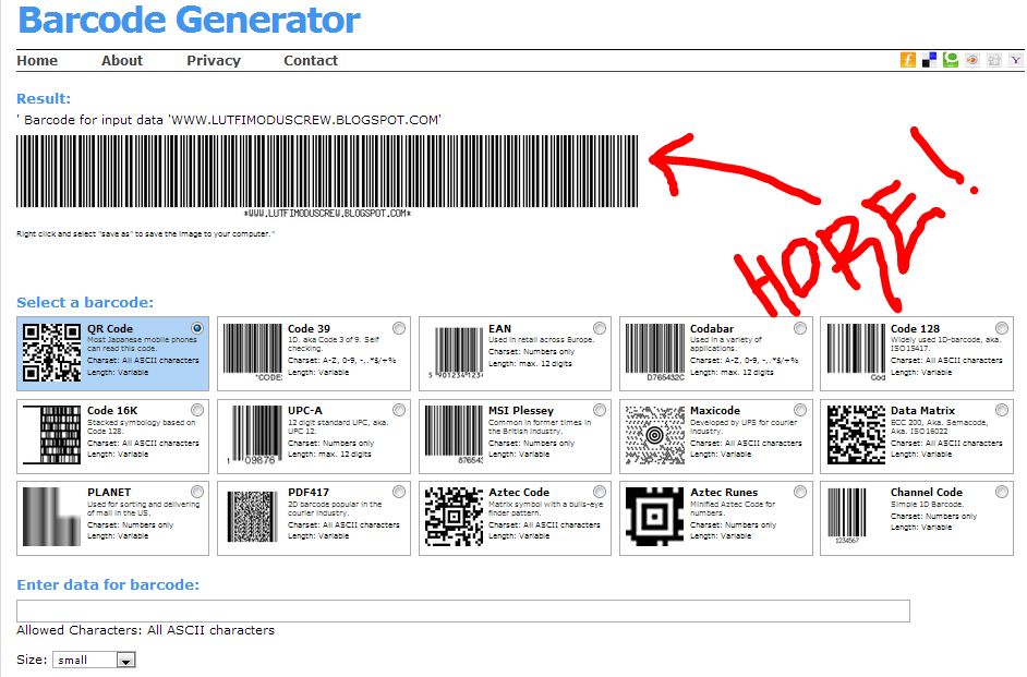 Cara membuat barcode secara online