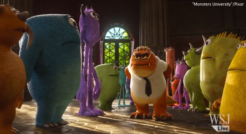 Monsters University Scaring Eduction Clip - WSJ Exclusive (UPDATED ...