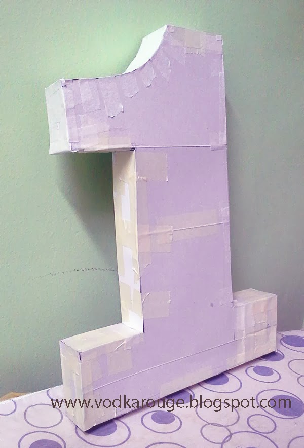 VodkaRouge : DIY Pull-string Number Pinata