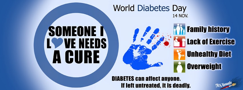 K-Visuals: World Diabetes Day Quotes FB Cover