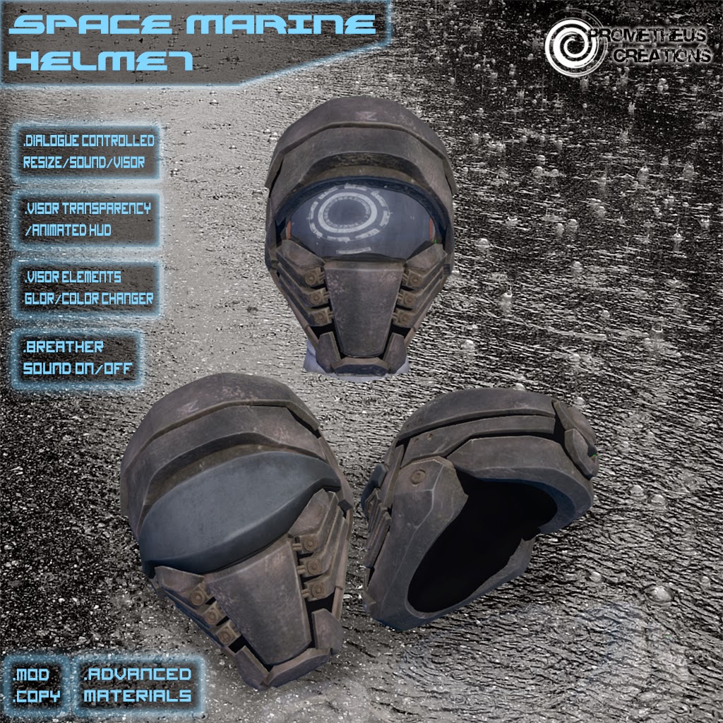 Prometheus Creations Studios: New Space Marine Series Helmet released!
