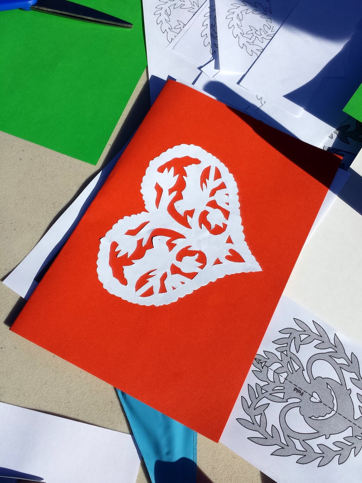 Joyous Lessons: Getting Started with Handicrafts :: Scherenschnitte