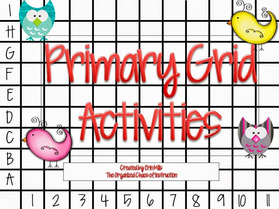 The Organized Chaos Of Instruction: Primary-Locations on a Grid Activity!