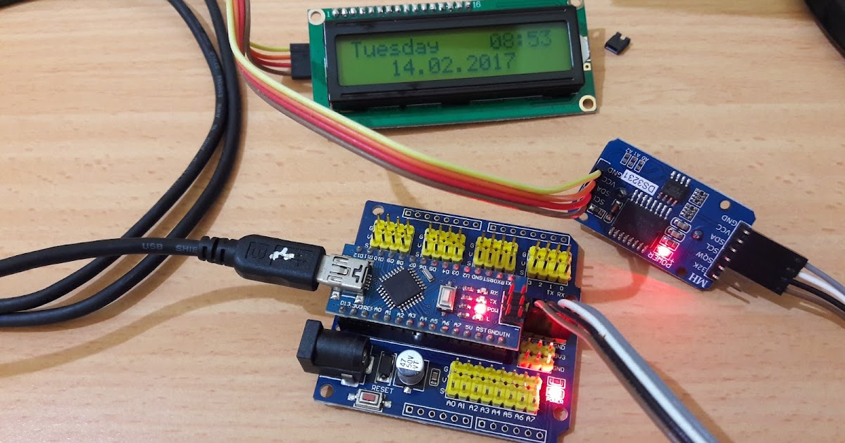 Redy Wibisono - YD3RDW: Fully Serial I2C Tampilan Jam Digital dengan ...