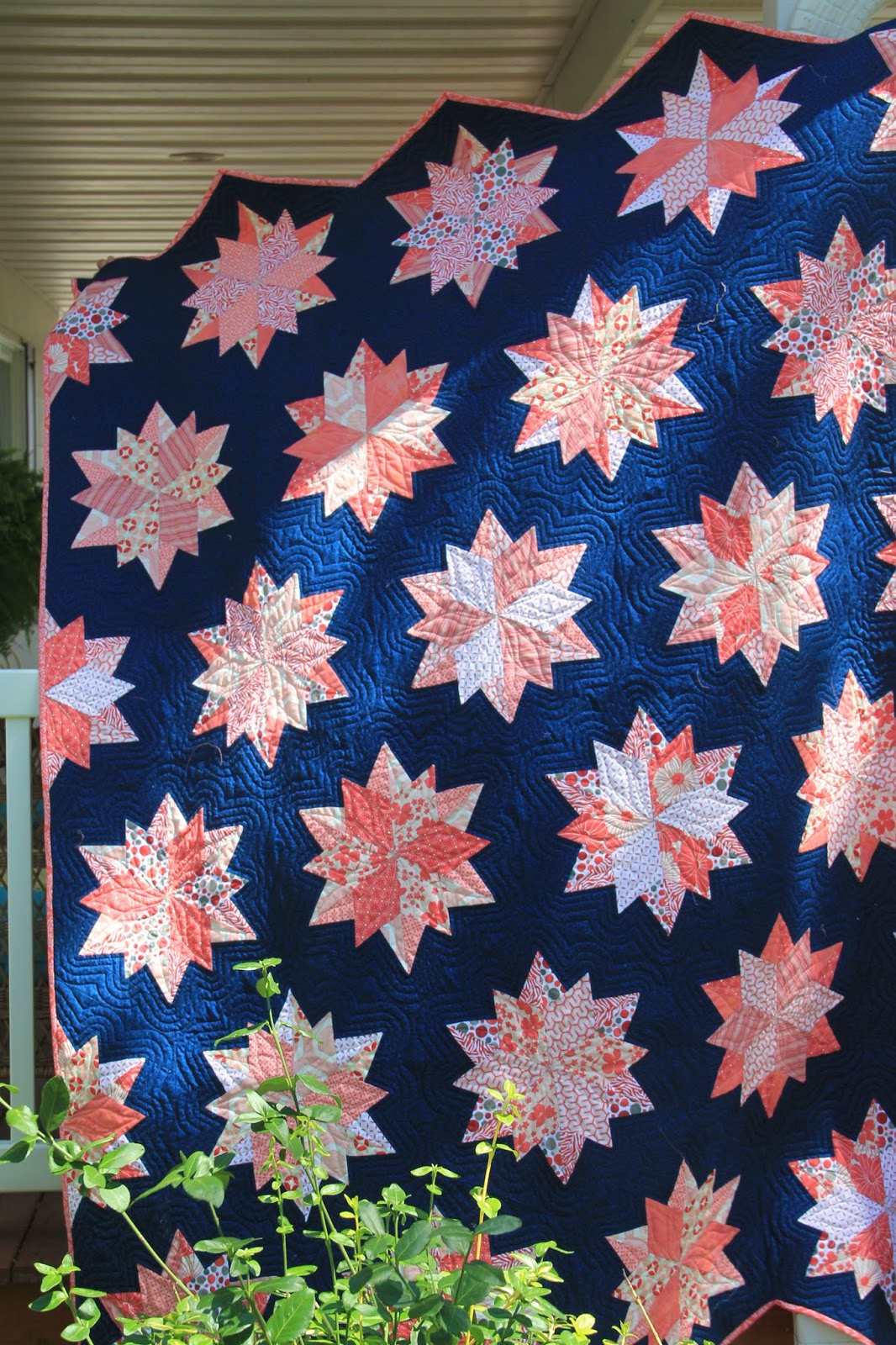 Girls in the Garden: NIght Sky Quilt